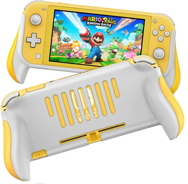 Чехол Grip Case Vivefox для Nintendo Switch Lite / Yellow-gray – низкие ...