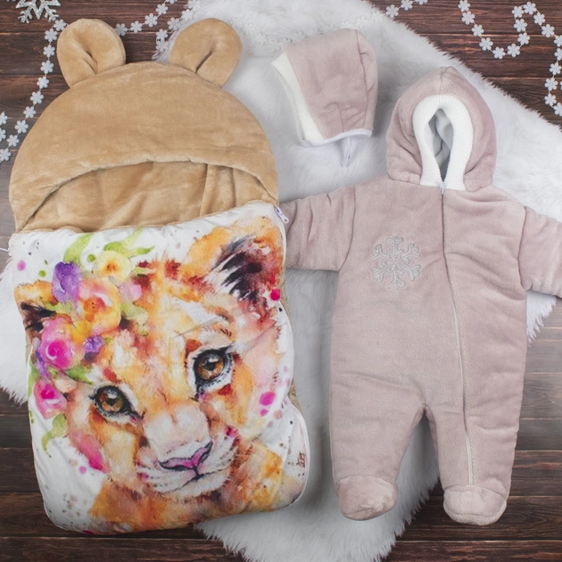 Зимовий комплект для виписки (3 пледмети) ШкодаМода 56-65 см O240H ...