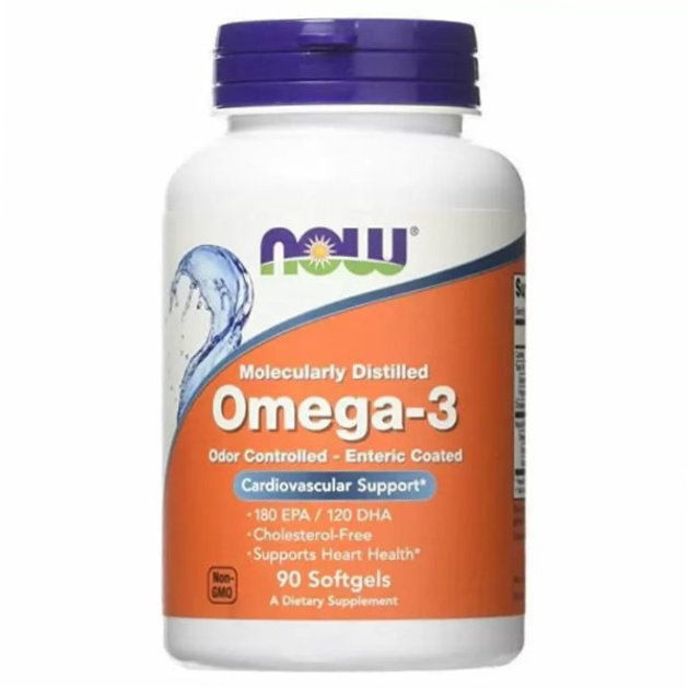 Жирные кислоты Now Foods Omega-3 Enteric 90 капсул – фото, отзывы ...