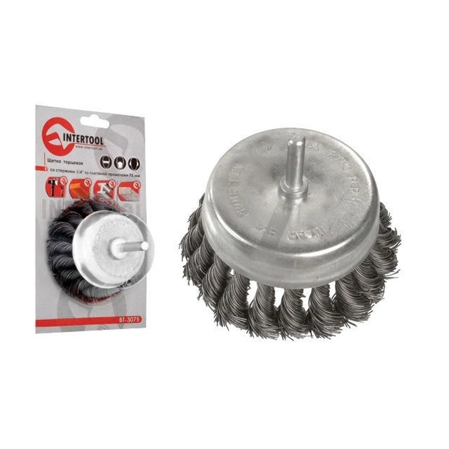 Щетка чашечная для дрели INTERTOOL BT-3075 – фото, отзывы, характеристики в интернет-магазине ...
