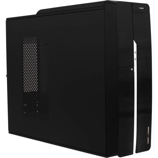 Корпус Logicpower S608 BK Slim, 8см, 2хUSB2.0, Black, без БП – фото ...