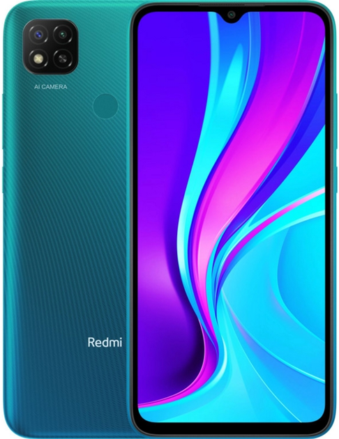 Мобильный телефон Xiaomi Redmi 9C 3/64GB Aurora Green (M2006C3MNG ...