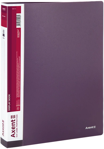 Папка пластиковая Axent A4 60 файлов сливовая (1060-11-A) – фото, отзывы, характеристики в ...