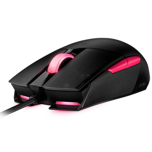 Мышка ASUS ROG Strix Impact II Electro Punk RGB Black (90MP01U0-BMUA00 ...