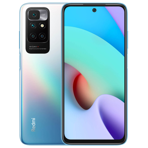 Смартфон Xiaomi Redmi 10 4/64GB Dual Sim Sea Blue EU – фото, отзывы ...