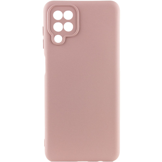 Чехол Silicone Cover Lakshmi Full Camera (A) для Samsung Galaxy A12 / M12 Розовый / Pink Sand ...