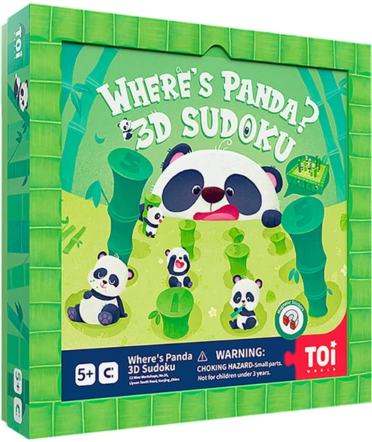 Настольная игра Toi 3Д судоку Где панда Tg511 фото отзывы характеристики в интернет