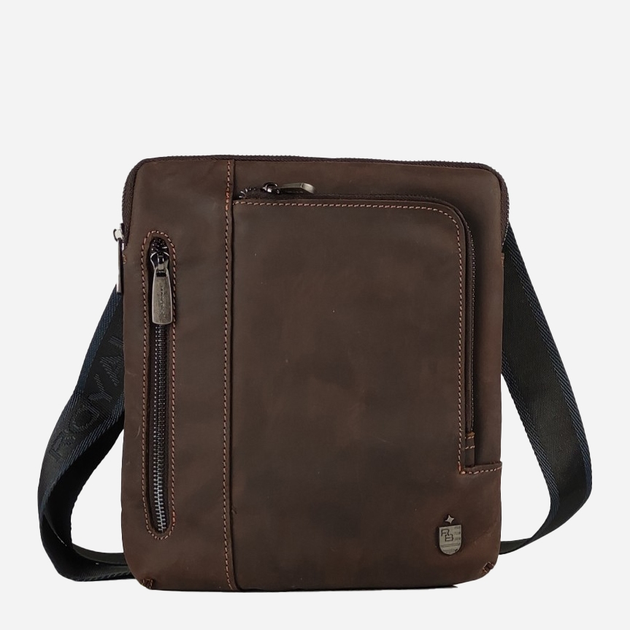 Сумка планшет мужская кожаная RoyalBag TRB-V-JMD4-0030C-CU Коричневая ...