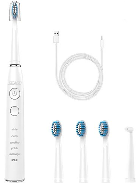 Электрическая зубная щетка Seago SG575 White – фото, отзывы ...