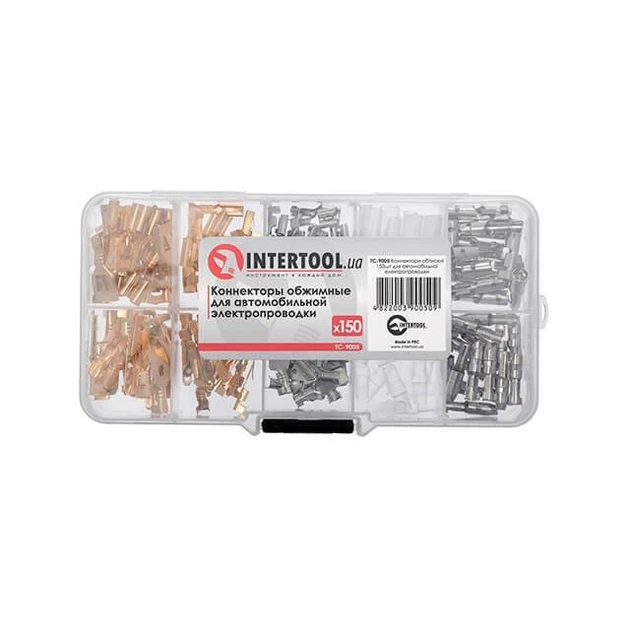 Коннекторы обжимные 150 шт для автомобильной электропроводки INTERTOOL TC-9005 – фото, отзывы ...
