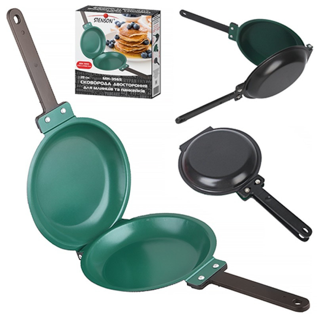 Сковорода двухсторонняя Stenson Pancake MH-3565 20 см – фото, отзывы ...