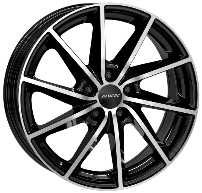 Диски Alutec Singa 6,5x16 5x114,3 ET38 DIA67,1 (diamond black front ...