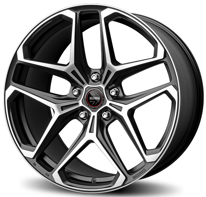 Диски Momo RF-04 9x21 5x112 ET35 DIA66,6 (matt black polished ...