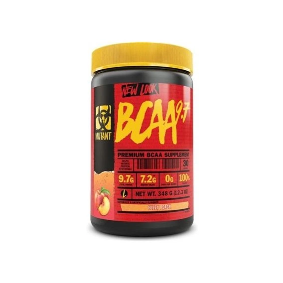Аминокислота BCAA для спорта Mutant BCAA 9.7 348 g /28 servings/ Fuzzy Peach – фото, отзывы ...