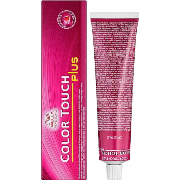 Безаммиачная краска для волос Wella Professionals Color Touch Plus 55/ ...