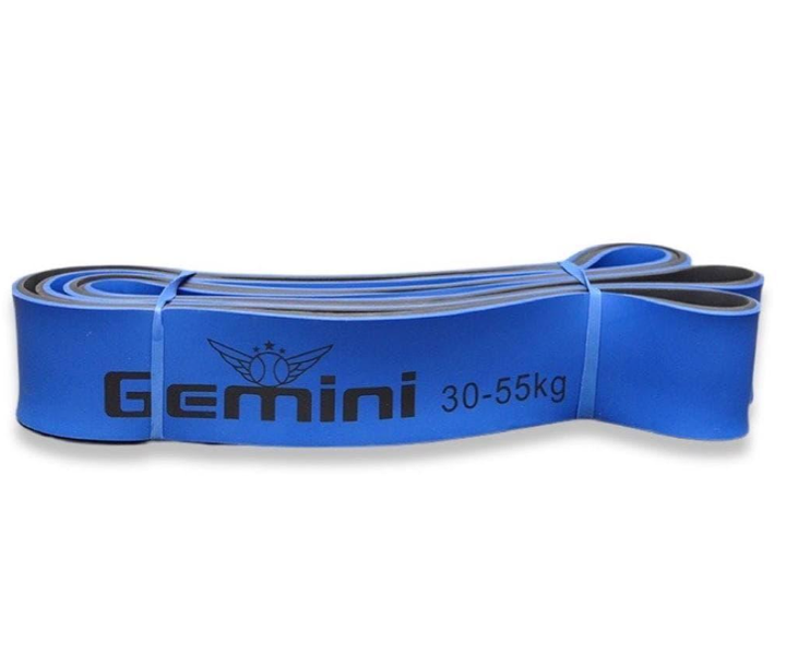 Резина для подтягиваний (лента силовая) Gemini 30-55 кг Синий (GP-0045 ...