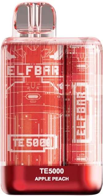 Одноразовая электронная сигарета Elf Bar TE5000 13.5 мл 5% Яблоко ...