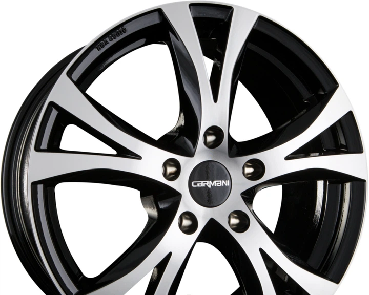 CARMANI CA 9 COMPETE Black Polish (BP) R17 W7.5 PCD5x112 ET35 DIA66.6 ...