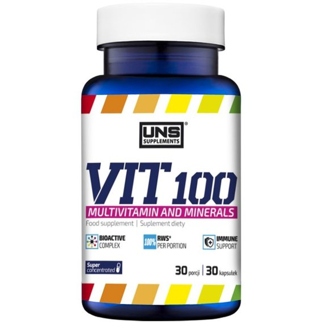 Витаминно-минеральный комплекс для спорта UNS VIT 100 30 Tabs – фото ...