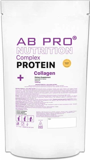 Протеин комплексный AB PRO PROTEIN COMPLEX + COLLAGEN 1000 г ...
