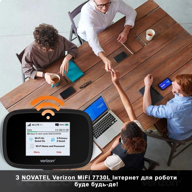 4G LTE WiFi роутер NOVATEL Verizon MiFi 7730L LTE| Швидкість до 450 ...