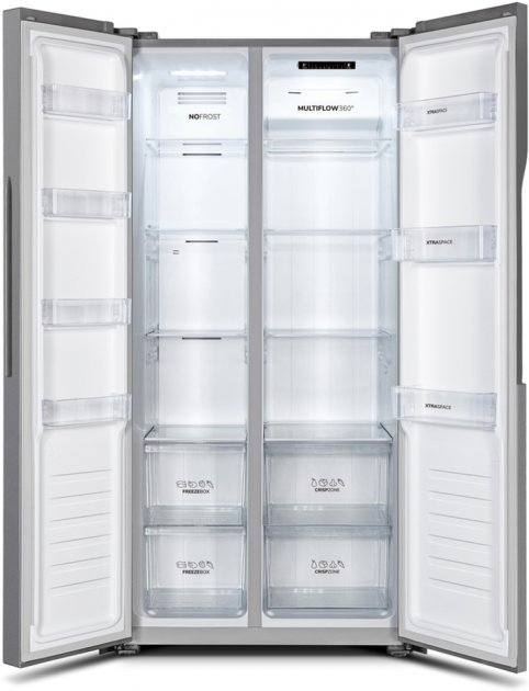 Холодильник SBS Gorenje NRS8182KX, 2 двери, 364л, 164л, A++, NF ...