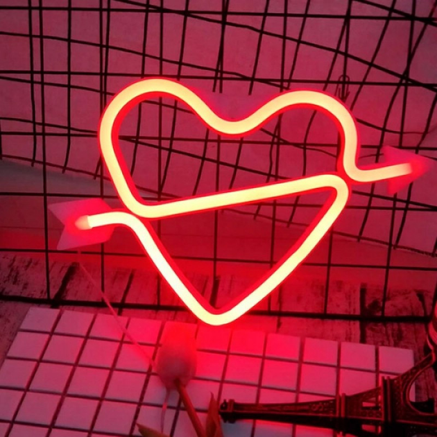 Неоновый светильник на стену ночник декоративный NEON неоновая лампа на ...