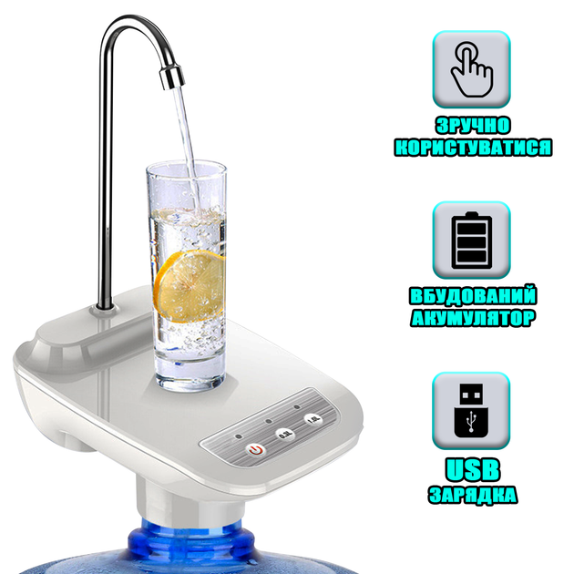Электрическая помпа для воды Smart AC89 USB Water Pump аккумуляторная ...