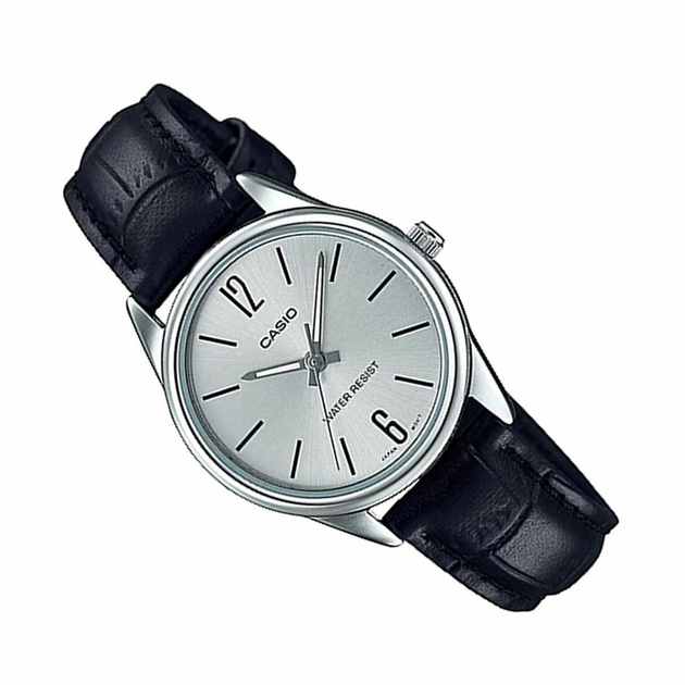 Женские часы Casio LTP-V005L-7BUDF прочные Серебристые с черным – фото ...