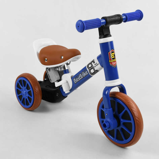 Триколісний дитячий велосипед велобіг 2в1 Best Trike Dark Blue