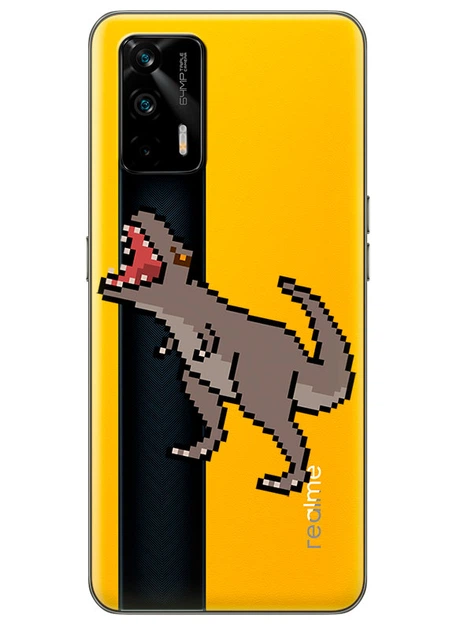 Прозрачный силиконовый чехол iSwag для Realme GT NEO с рисунком ...