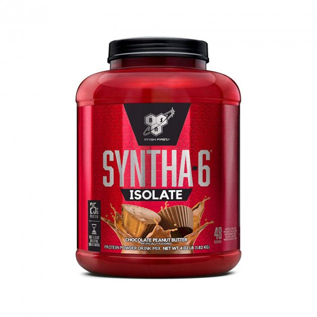 Протеин BSN Syntha-6 Isolate, 1.8 кг Шоколад-арахисовое масло (147501 ...