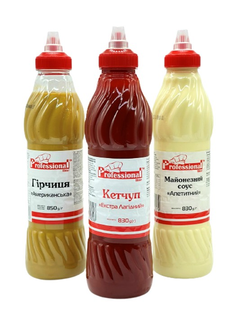 Майонезный соус Аппетитный 15% Gusto Professional ТМ ОЛИС 830г ПЕТ ...