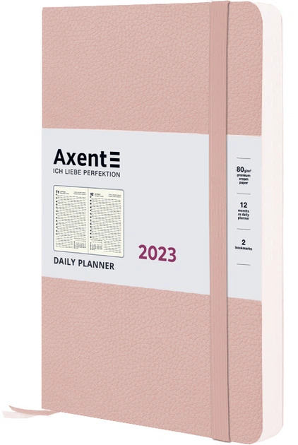 Щоденник 2023 Axent Partner Soft Skin 145x210 мм пудровий (8810-23-24-A) – фото, відгуки ...