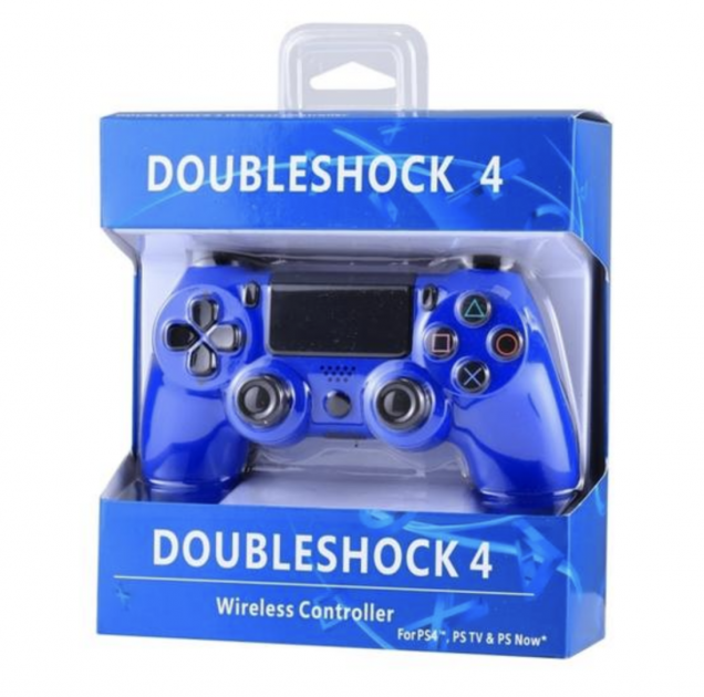 Джойстик Sony PS 4 DoubleShock 4 Wireless Controller синий (BS-87blu) – фото, отзывы ...