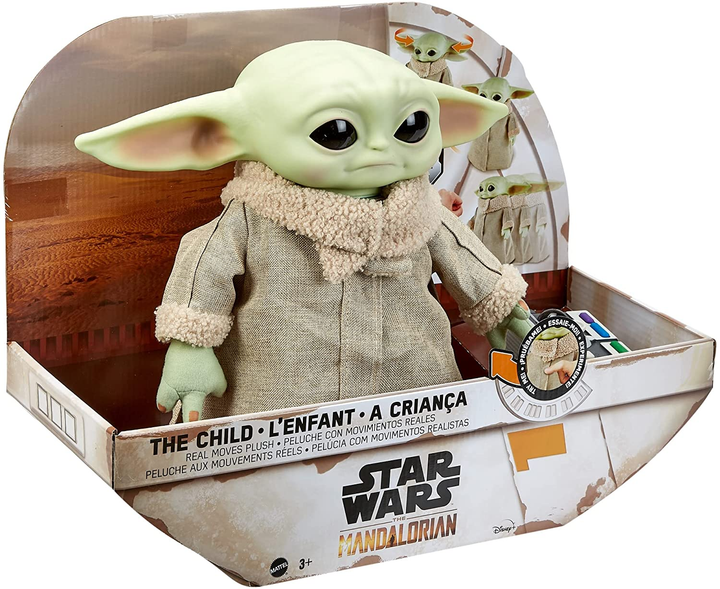 Малыш Йода Игрушка с Часами Управления Мандалорец со Звуком Грогу Star ...