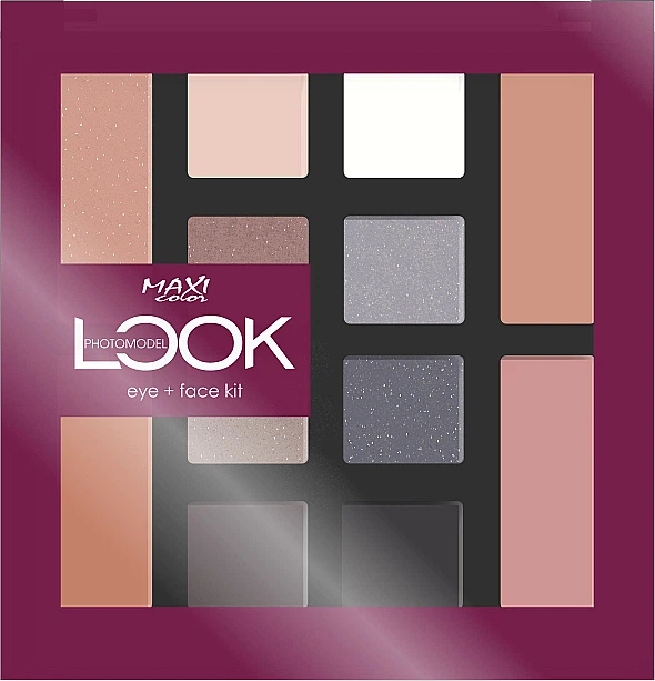 Палетка для макияжа Maxi Color Photomodel Eye + Face Kit 16.8 г №2 ...