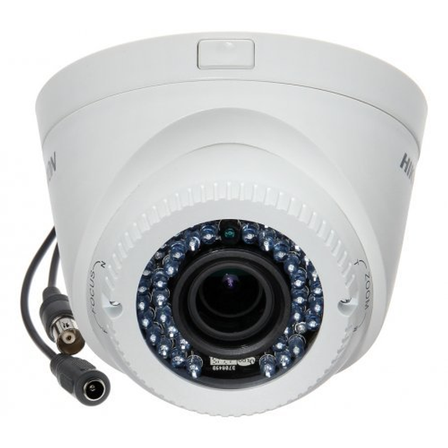 Купольная моторизированная HD камера Hikvision DS-2CE56D5T-IR3Z, 2Мп ...