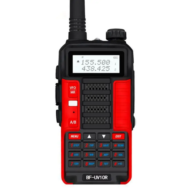 Рація Baofeng UV-10R red, батарея 2200 мАг, 5W, гарнітура – фото ...
