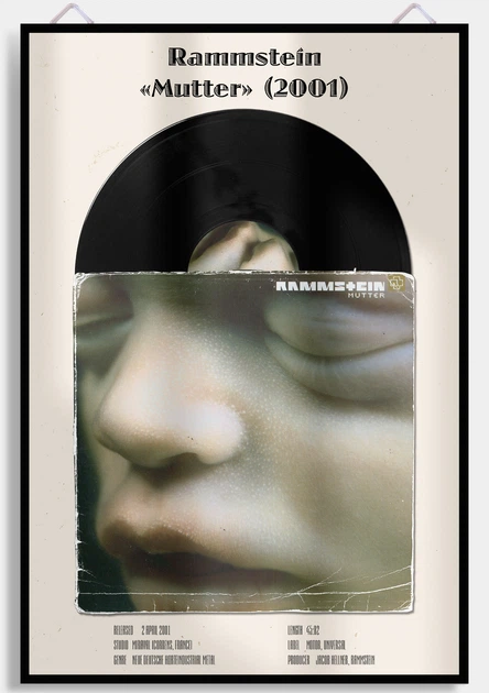 Постер Let's Play Обложка музыкального альбома Рамштайн Rammstein ...