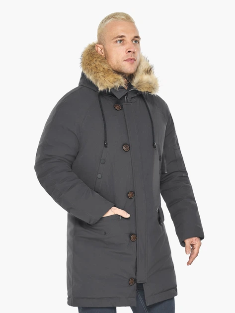 Парка Braggart 58555 48 (M) Сіра (br2000001532829) – в інтернет ...