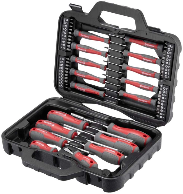 Набір викруток Intertool із комплектом насадок 58 шт. (VT-3358) – фото, відгуки, характеристики ...