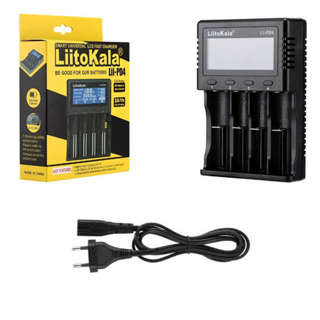 Четырехканальное умное зарядное устройство Liitokala Lii-PD4 Li-Ion ...