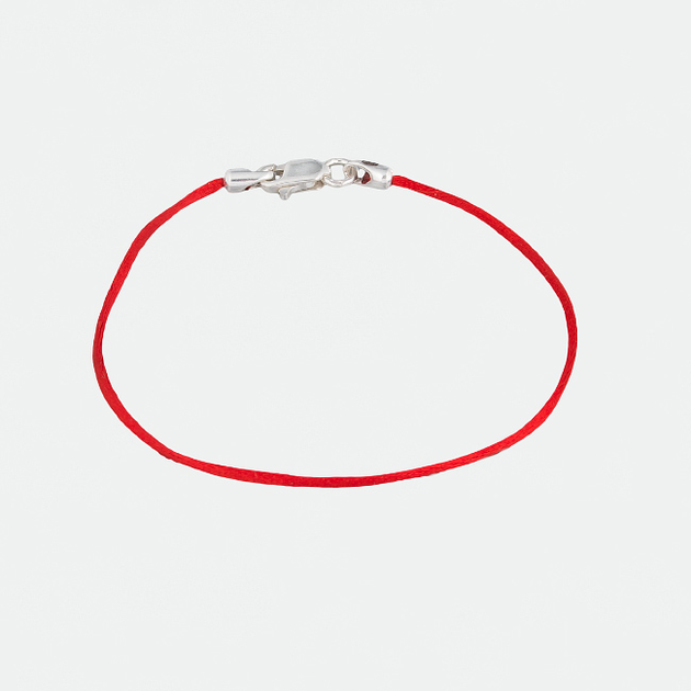 Шнурок на руку с серебряным замком Jewel-case Красный 4101-kr 19.0 от ...