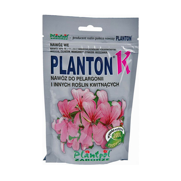 Удобрение Planton K для пеларгоний и цветущих растений 200 г – купить ...