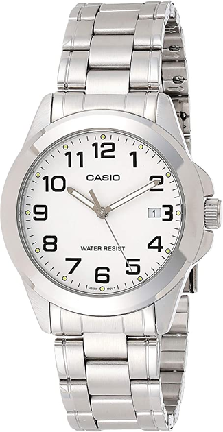 Наручные часы Casio MTP-1215A-7B2 DF Белые/ стальные – фото, отзывы ...