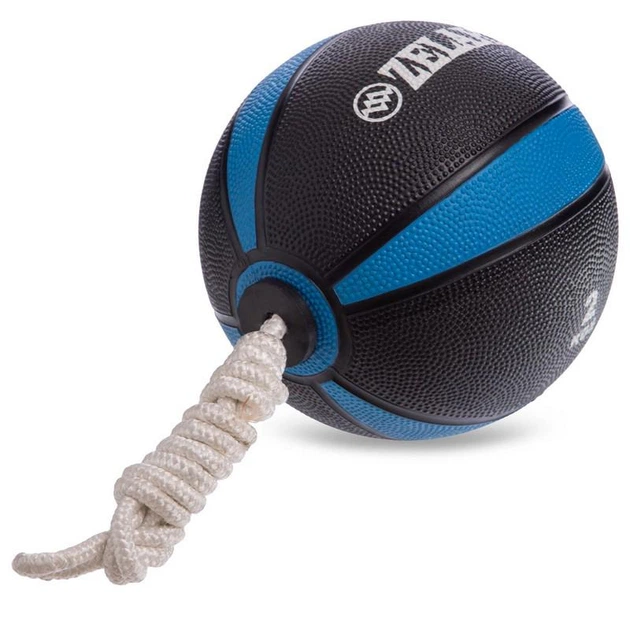 Мяч медицинский медбол с веревкой Zelart Medicine Ball FI-5709-2 2кг ...