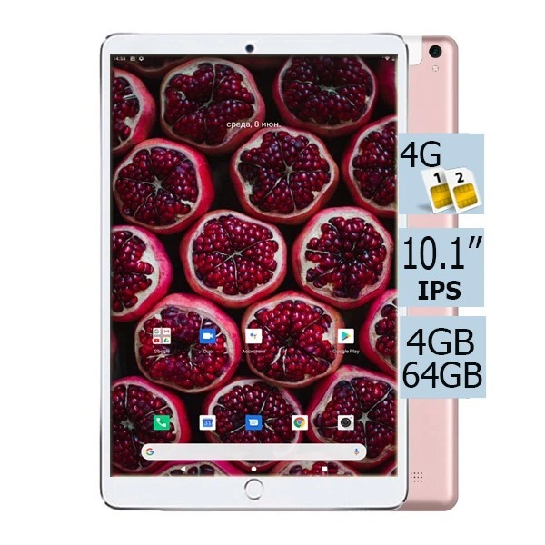 Планшет-телефон Adronix MT Pad 464 LTE Pink 4GB/64GB IPS 10/1'' + Чохол ...