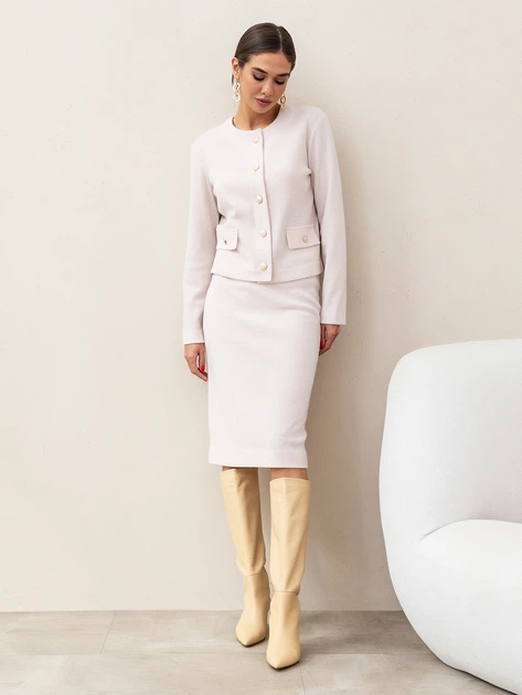 Костюм женский Dressa 57774 44 Молочный (2000405895766_D) – Брендовая ...