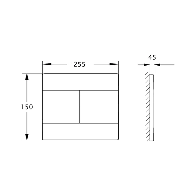 Панель смыва для унитаза Azzurra PLBI – фото, відгуки, характеристики в ...